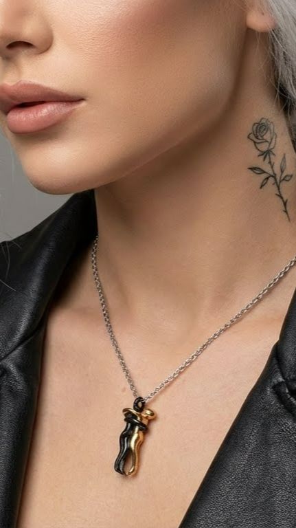 Стильный кулон на цепочке "Влюблённые" от StarfallShop