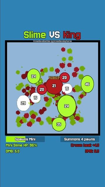 22. Slime 🦠 VS 🤴 King