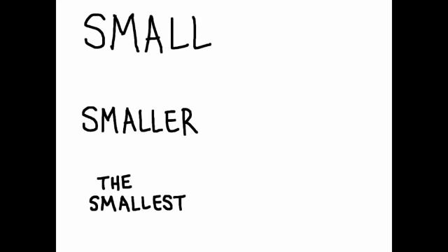 Comparatives and Superlatives