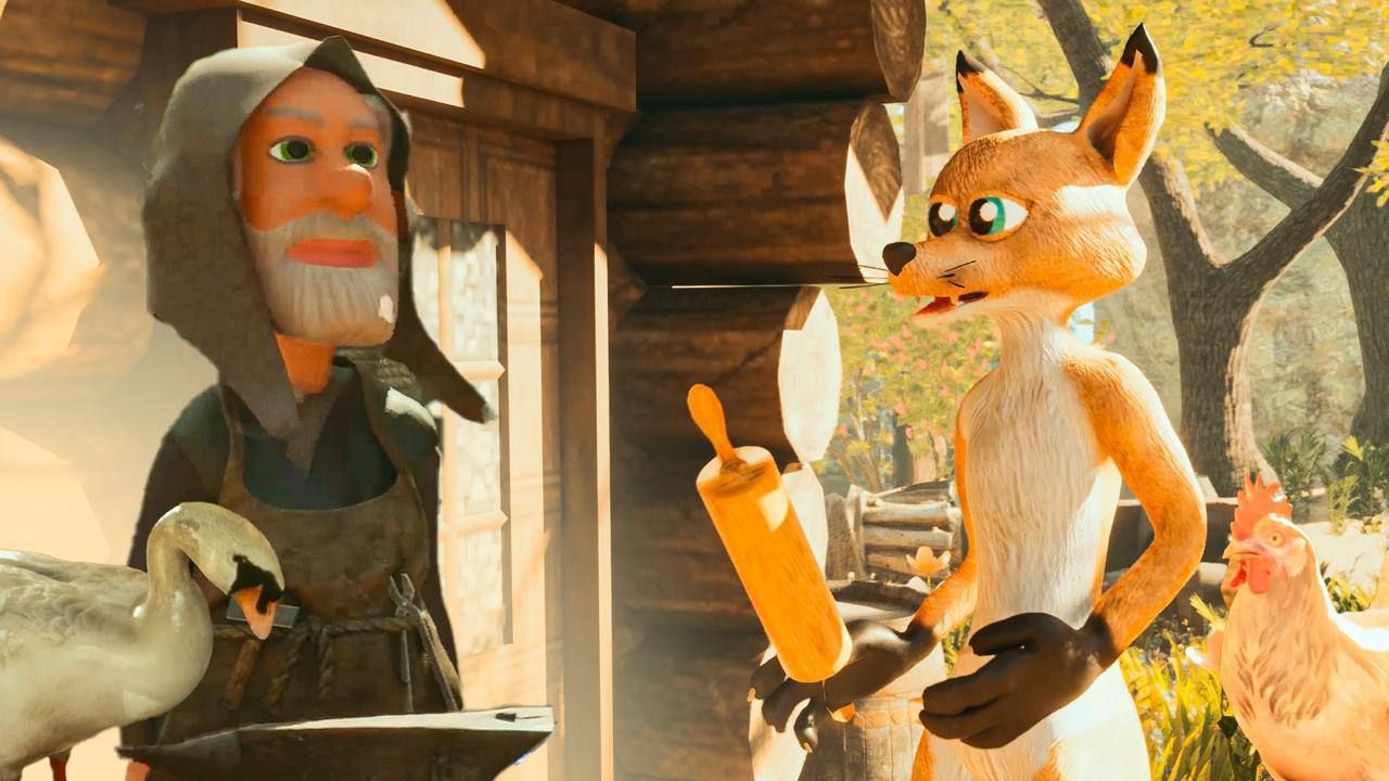 Лисичка со скалочкой Русские народные сказки 🦊Хитрая Лиса