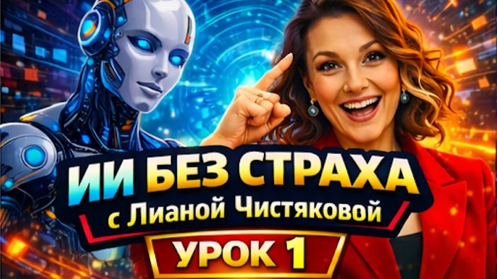 1 урок: Сегодня -70% на курс по ИИ для новичков/Пробный бесплатный урок «Ваш первый час в мире ИИ»