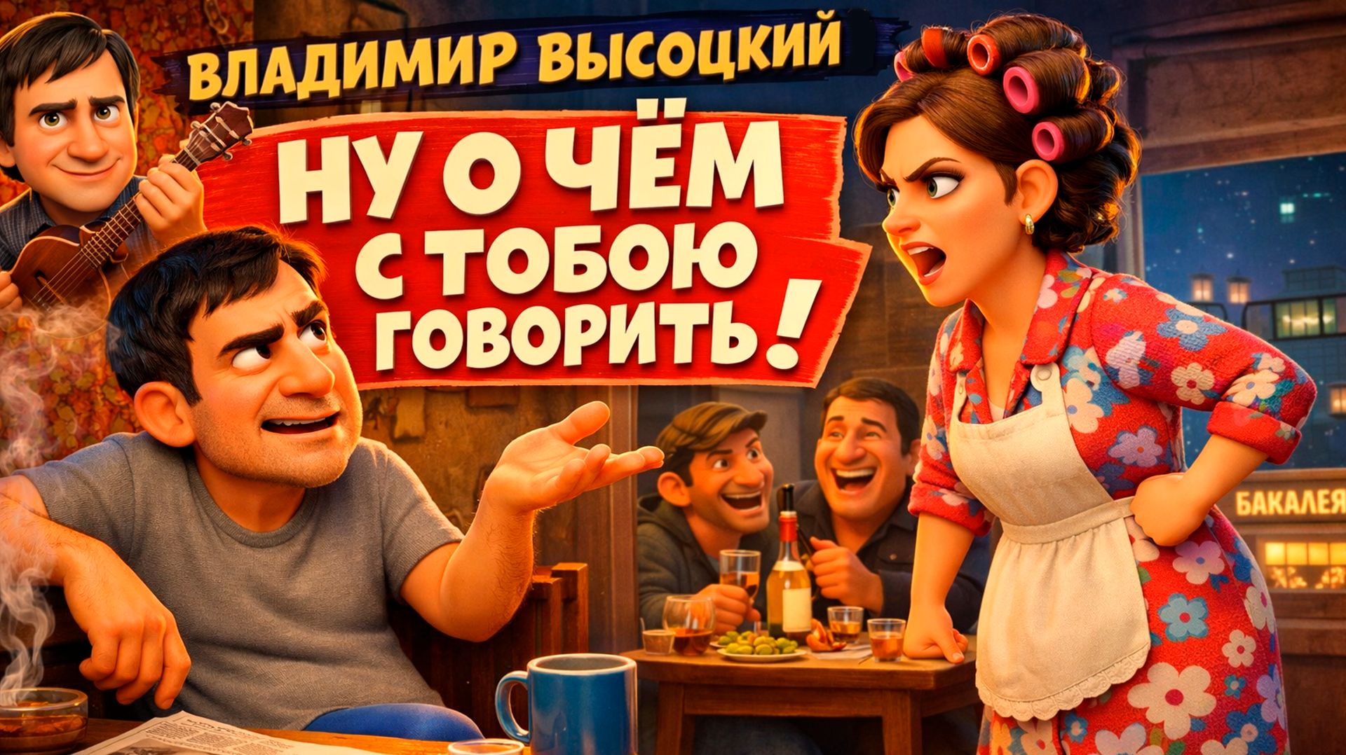 КОГДА ОНА  БЕСИТ -  «НУ О ЧЕМ С ТОБОЮ ГОВОРИТЬ!» — В.С.Высоцкий .3D МУЛЬТФИЛЬМ