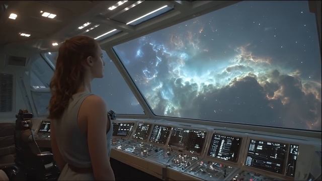 1 час глубокого космического путешествия и расслабляющая музыка