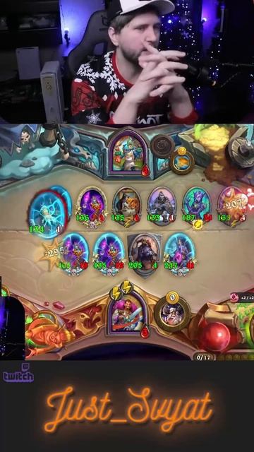 Sv4Какая нежить сильнее по итогу ? =) #hsbg  #just_svyat #heartstone #хартстоун #стрим