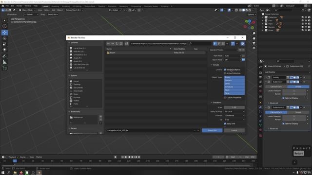 1 - Create Foliage Block Meshes