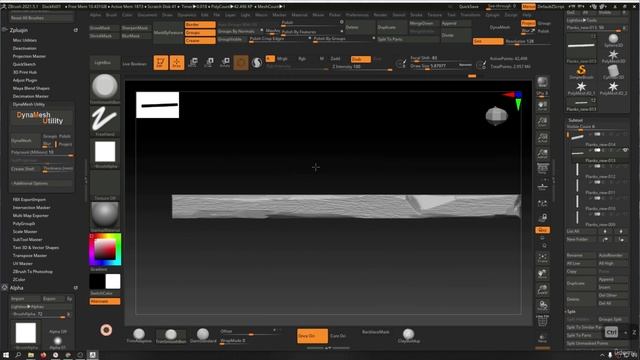 2 - Sculpting Dock Big Details