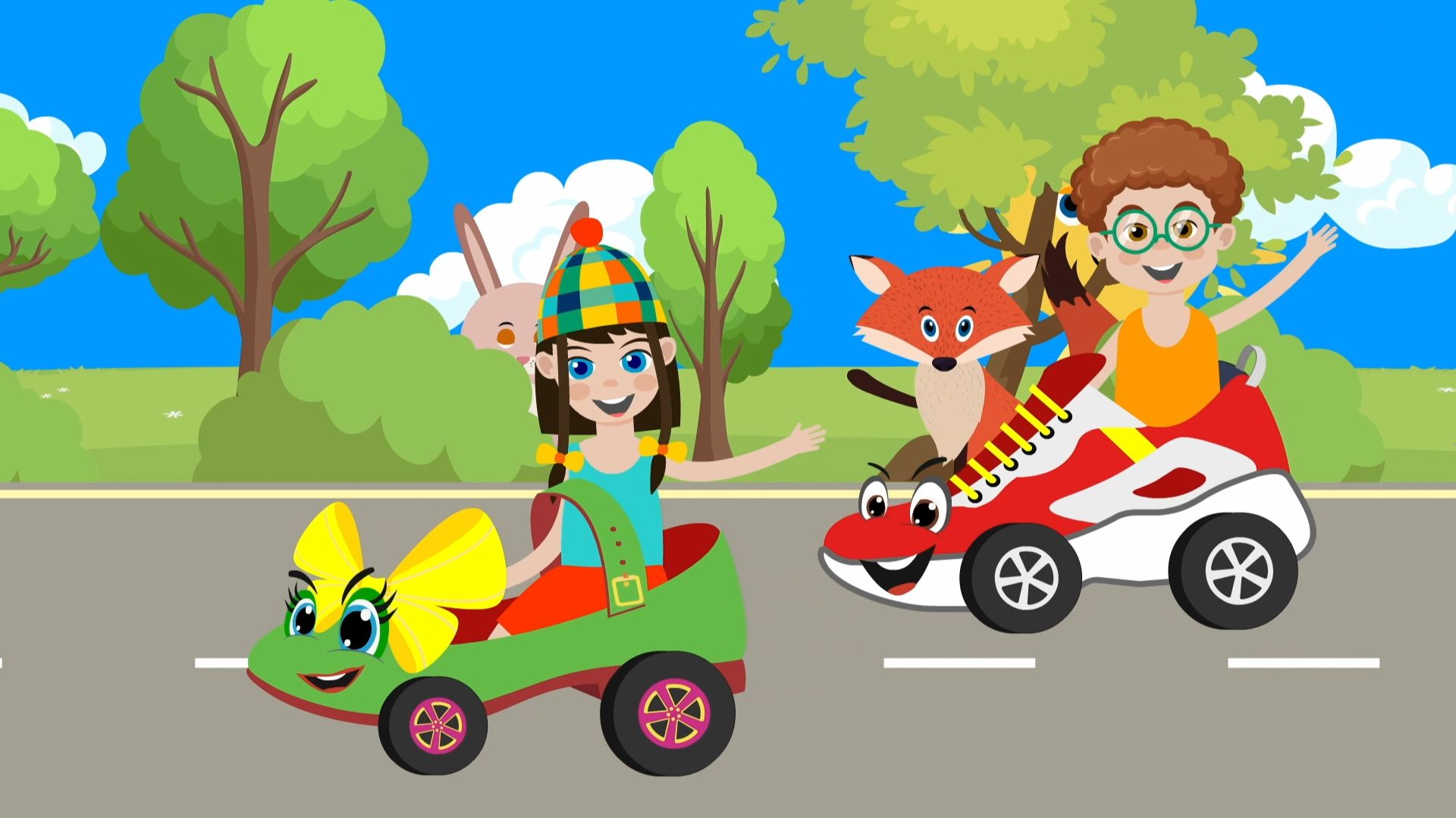 Зен и Ден - Песенка из мультсериала Зен и Ден - Развивающие мультсериалы для детей-Зебра в клеточку