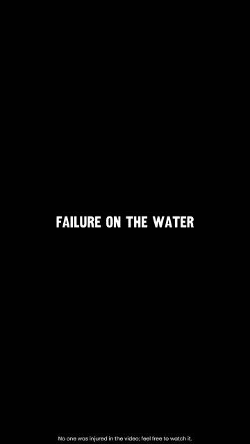 An Epic Failure on the Water #fail #swing #water #parkou