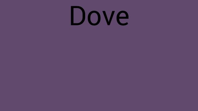Как ты прочитаешь слово Dove?