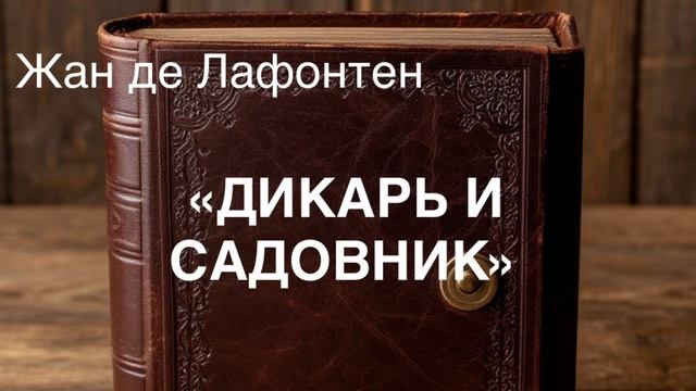 Басня «ДИКАРЬ И САДОВНИК».