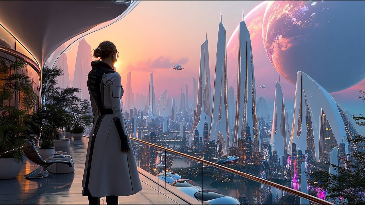 Life in the Year 3100: Inside a Perfect Utopian Megacity | AI Short Film
