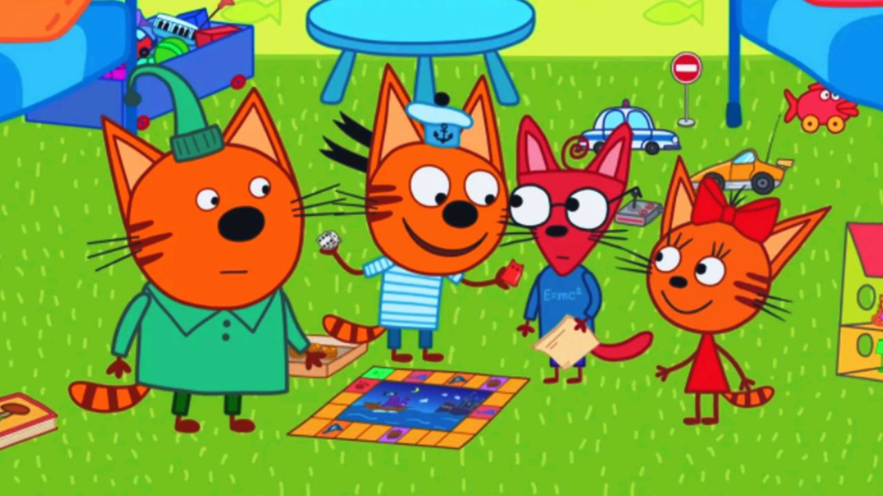 Три Кота | Сборник Новых Мини - Игр для Малышей | Три Кота Сборник Развивающих Игр для Детей