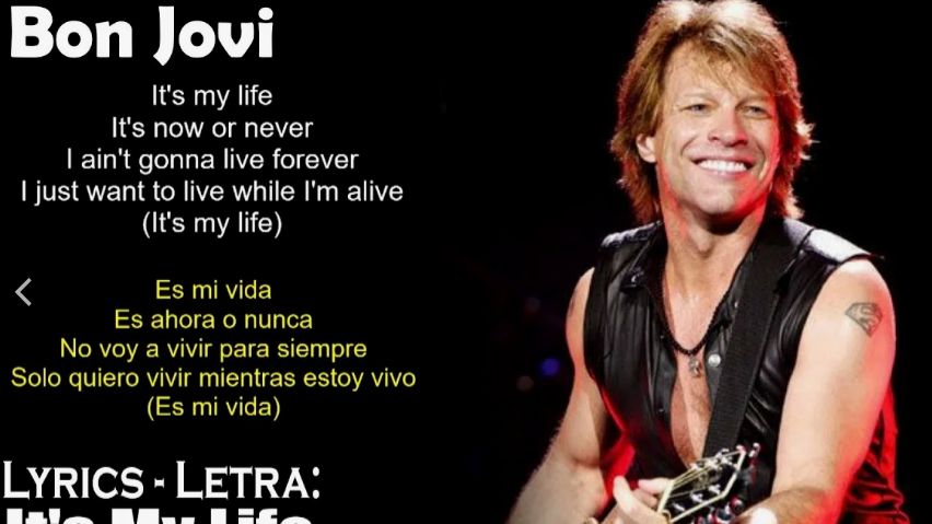 Английский по песням. Перевод Bon Jovy "It's my life"