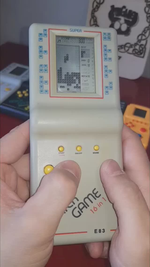 Мы играли в тетрис Brick Game Tetris #shorts #ретро #retro #tetris #тетрис #денди #игры #игра #games