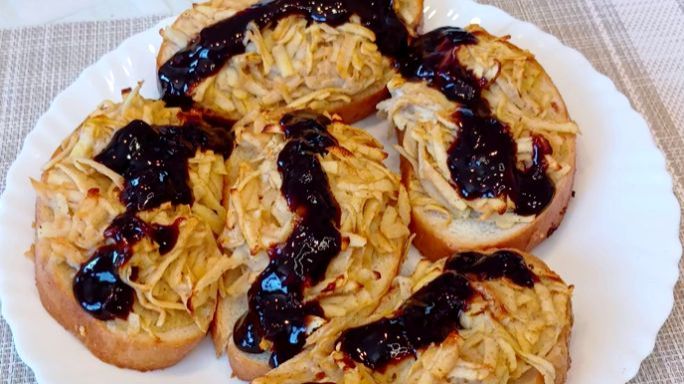 Не дорого но Очень Вкусные Бутерброды с Яблоком .