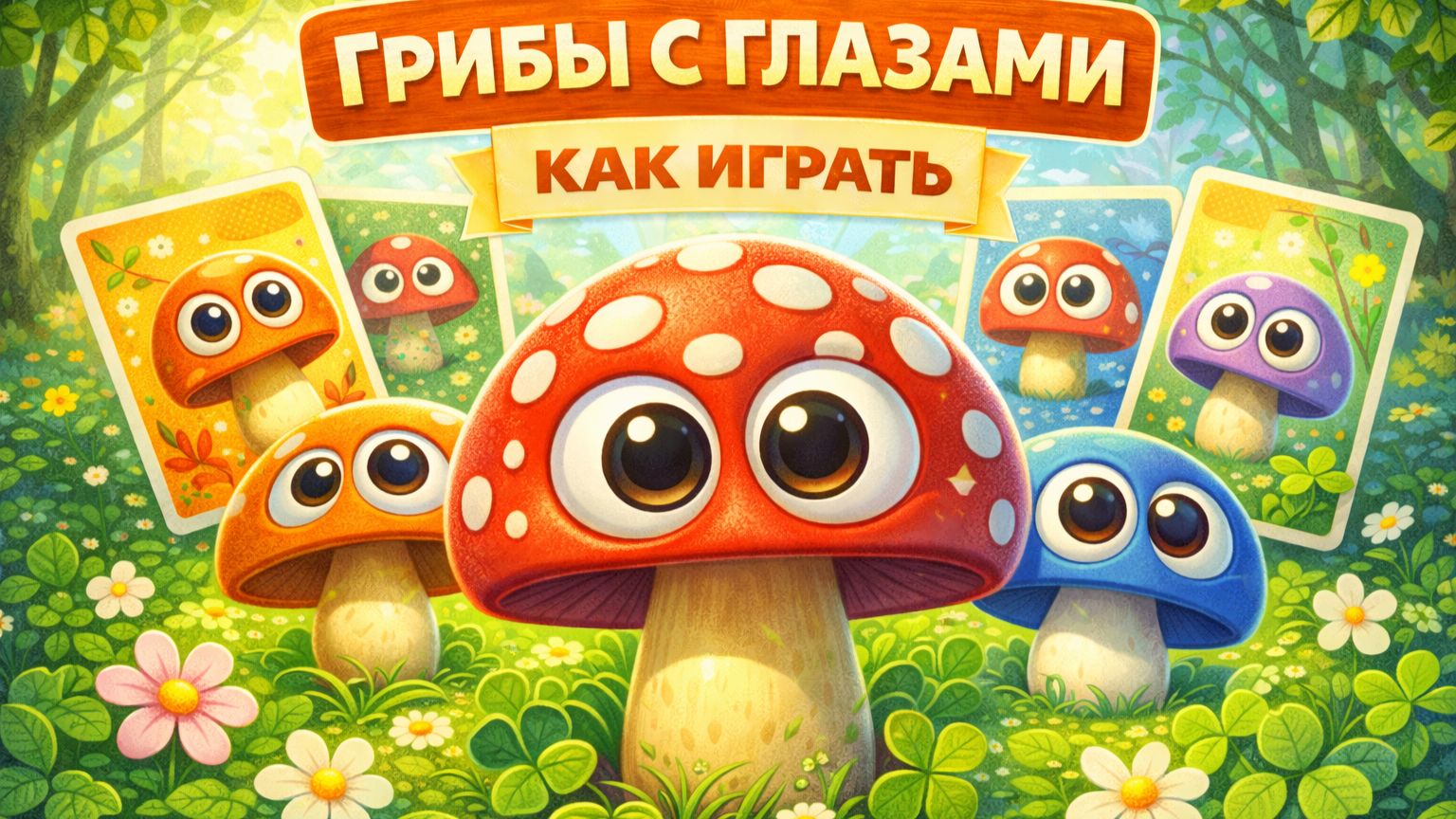 Грибы с глазами: настольная игра | Правила