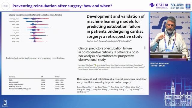 Preventing reintubation after surgery how and when Gonzalo Hernandez