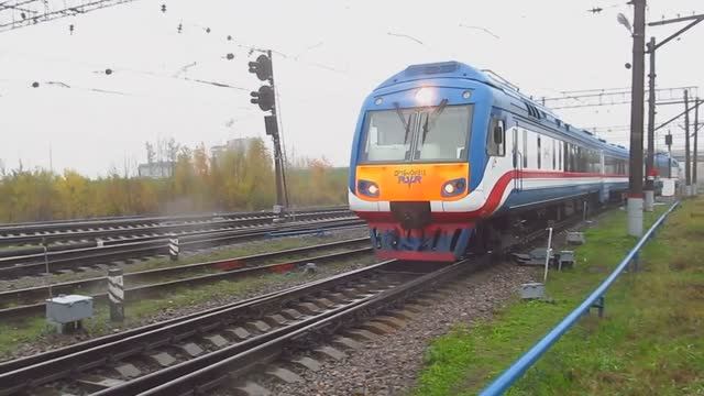 Дизель-поезд начальника Октябрьской дороги. ДР1Б-1515