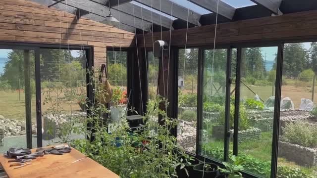 Климатическая батарея в теплице