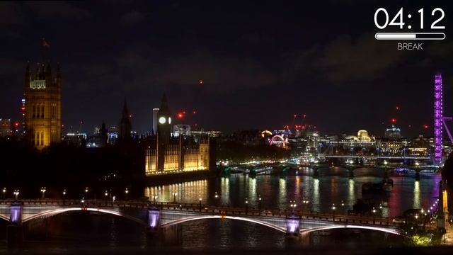2-Hour Study with Me   London at Sunset 🌇   Pomodoro 60-10   Calming Lofi   Day 133