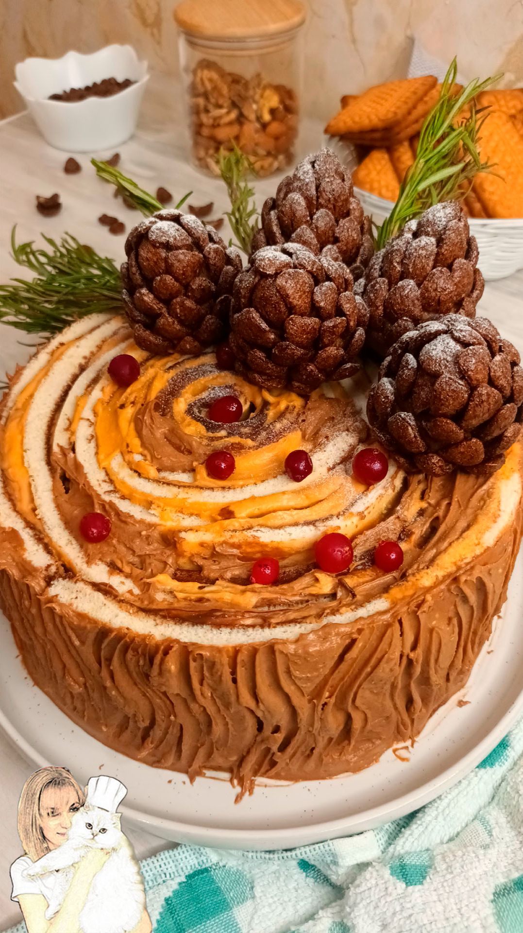 Торт ПЕНЁК С ШИШКАМИ! Проще чем кажется!🍰