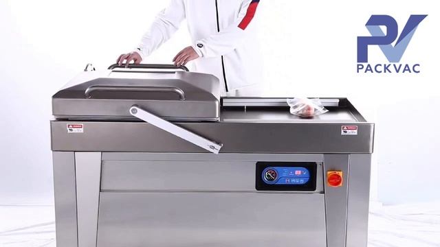 Аппарат упаковочный вакуумный PACKVAC VM-500 напольный двухкамерный 4 планки с обрезкой
