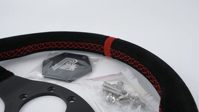 Beltenick руль D-образный спортивный без выноса замша