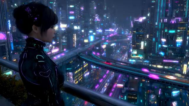 киберпанк  раслабляющия музыка