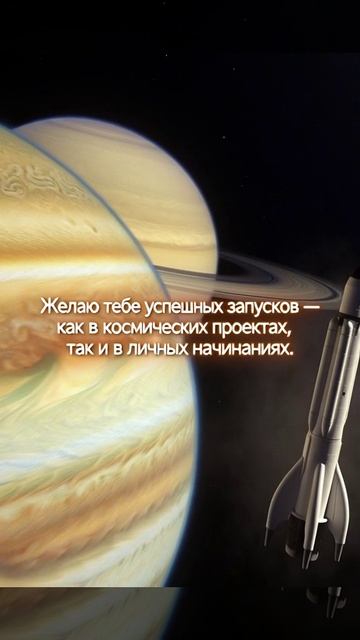 Пожелание любителю космоса