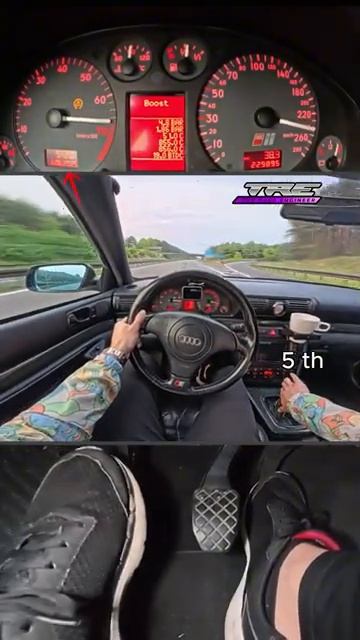 Audi S4 Autobahn POV Manual Quattro on Race Fuel