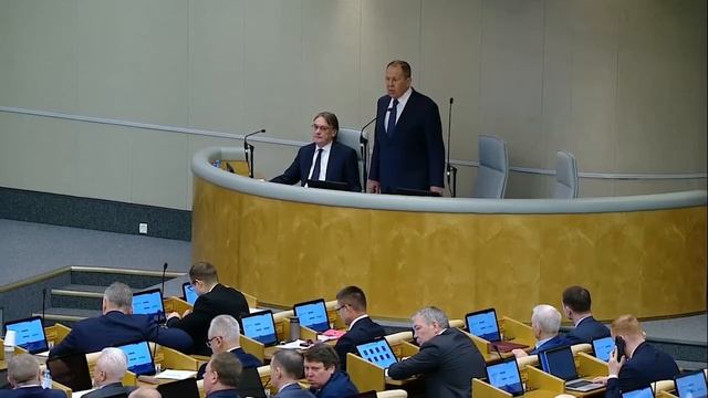 С.Лавров на «правительственном часе» Государственной Думы Российской Федерации, 11 февраля 2026 года