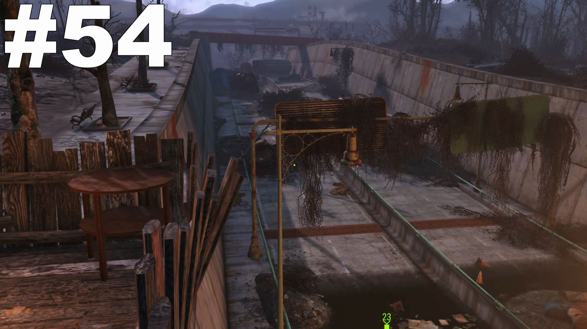 ▶Fallout 4. Кантри - Кроссинг: Дикие гули(Тоннель "Масс Пайк"). #54