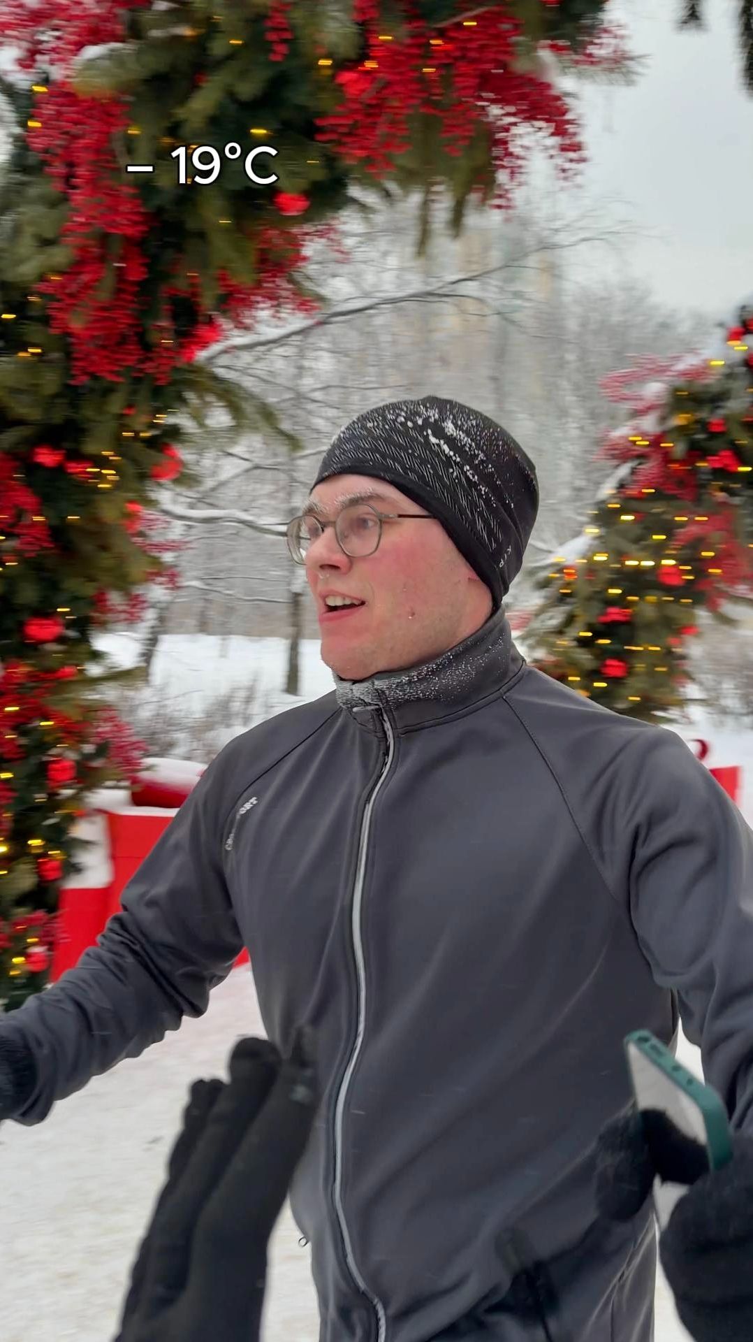 "5 вёрст Вернадского”, Москва. –19°C ❄️