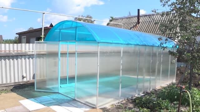 Ангар для крытого бассейна своими руками !