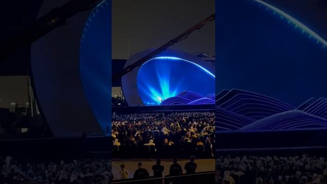 Фрагмент открытия Всемирных игр Мастеров в Абу Даби.