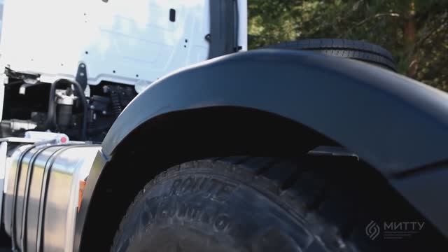 КАМАЗ-54901. Обучение экономичному вождению. Управление пневмоподвеской.