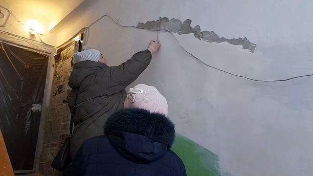 Ремонт подъезда и замеры на Ленина 17