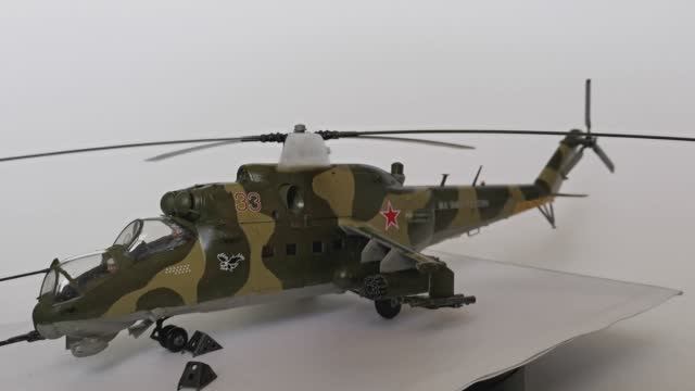 Готовая модель "МИ-24", масштаб 1:48.