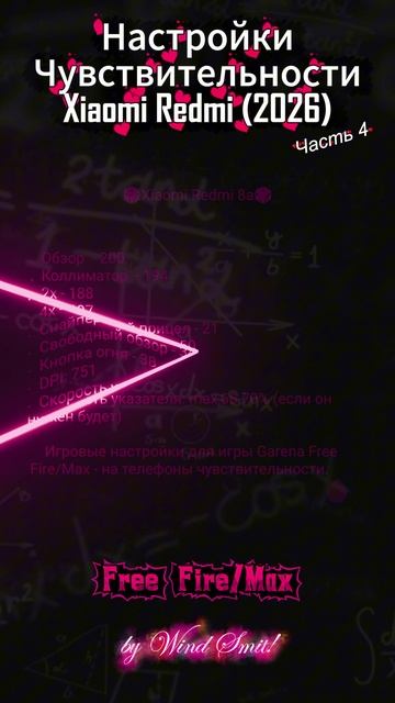 НАСТРОЙКИ НА РЕДМИ ФРИ ФАЕР/МАКС 2026 - свежак! \ By Wind Smit!  (officially - 11.02.2026) #WINDSMIT