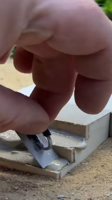 Постройка мини-домика из кирпичиков