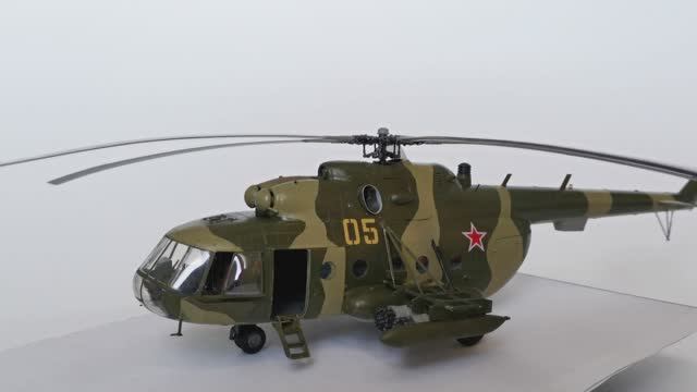 Готовая модель "МИ-8МТ", масштаб 1:48.