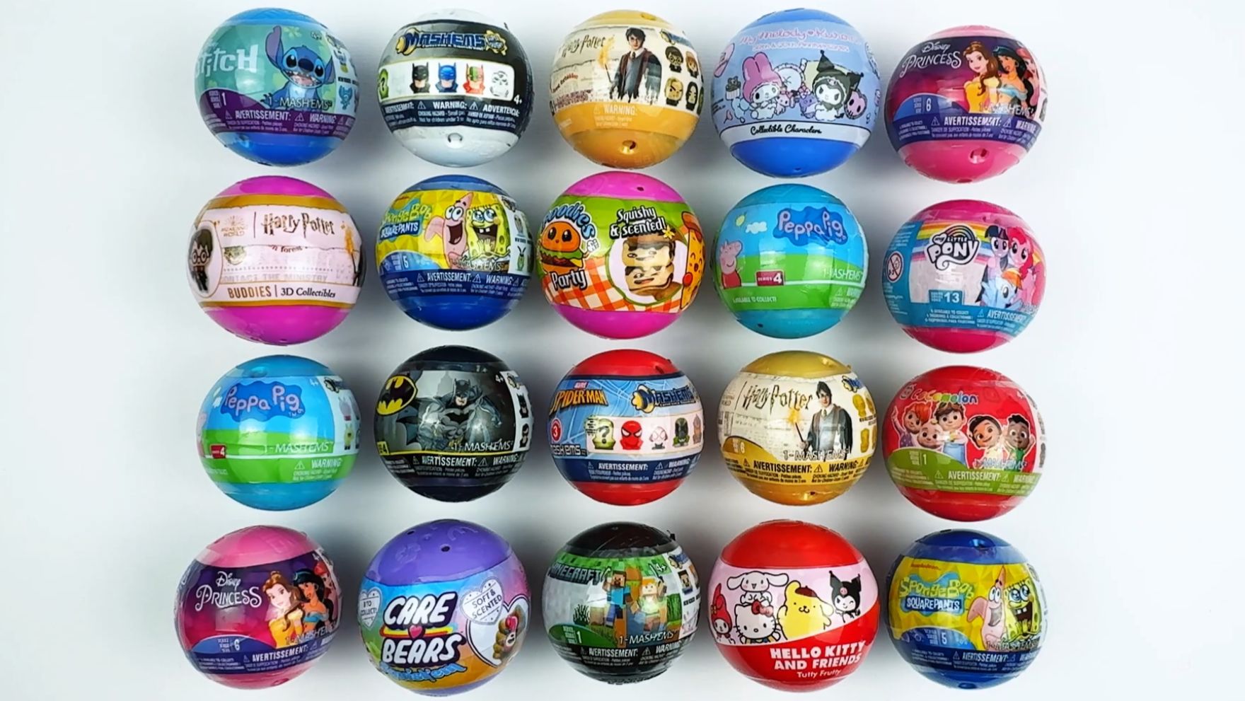 Игрушки сюрприз | Принцессы, Губка Боб, Майнкрафт, Свинка Пеппа