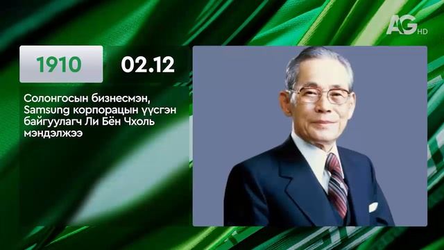 ЭНЭ ӨДӨР ТҮҮХЭНД 02.12 / ЭТОТ ДЕНЬ В ИСТОРИИ: 12 февраля