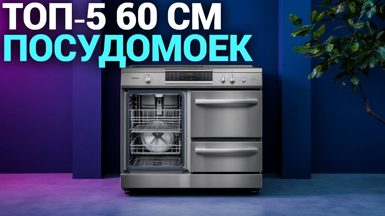 Рейтинг 2026: лучшие встраиваемые посудомоечные машины 60 см — ТОП‑5