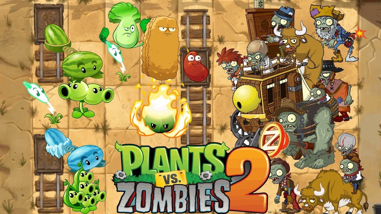 КУПИЛ МЯТУ И ПРОШËЛ ДИКИЙ ЗАПАД!  PvZ 2 ☘️ Растения против зомби 2  часть 12