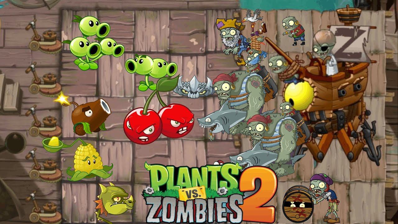 ПРОШЁЛ ПИРАТСКИЕ МОРЯ  PvZ 2 Растения против зомби 2♂️ часть 8