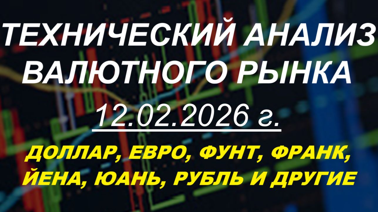 Технический анализ валютного рынка 12.02.2026 г.