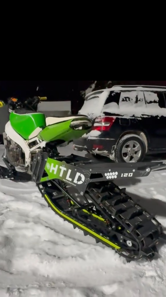 Kawasaki и HTLD лютый сноубайк на 130 сил