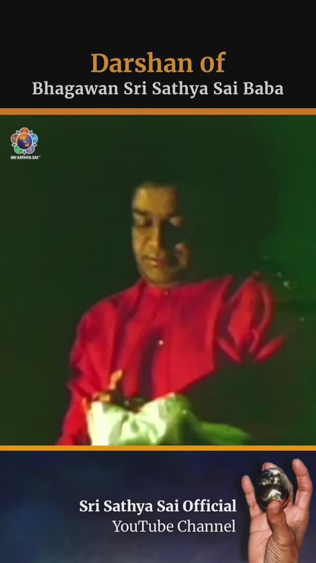 Божественный Даршан Шри Сатья Саи 🙏