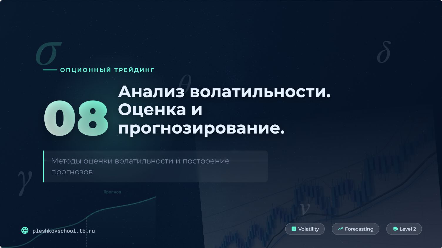 ОПЦИОНЫ 08. Анализ волатильности. Оценка и прогнозирование